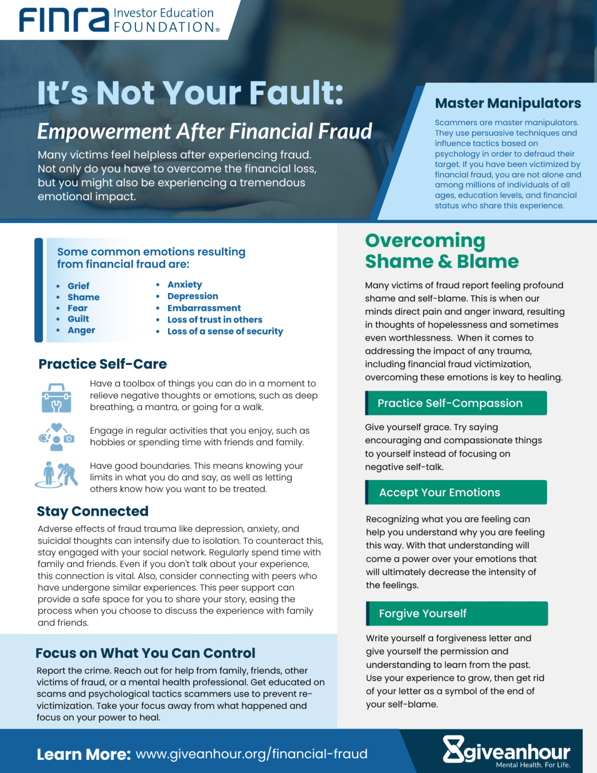 Emotional & Psychological Impacts of Financial Fraud - Give an Hour