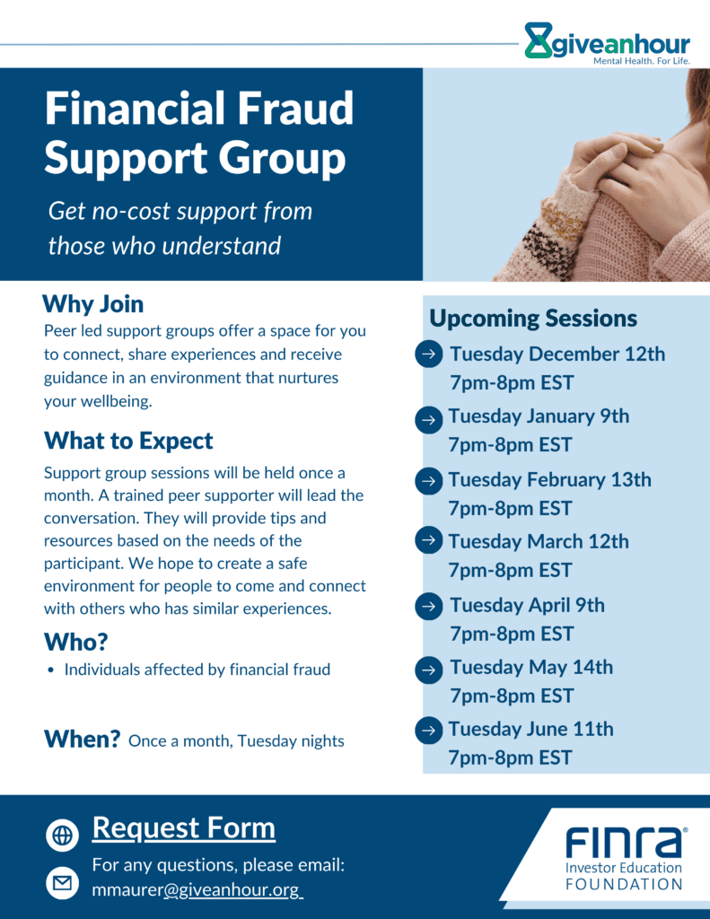 Financial Fraud - Give an Hour